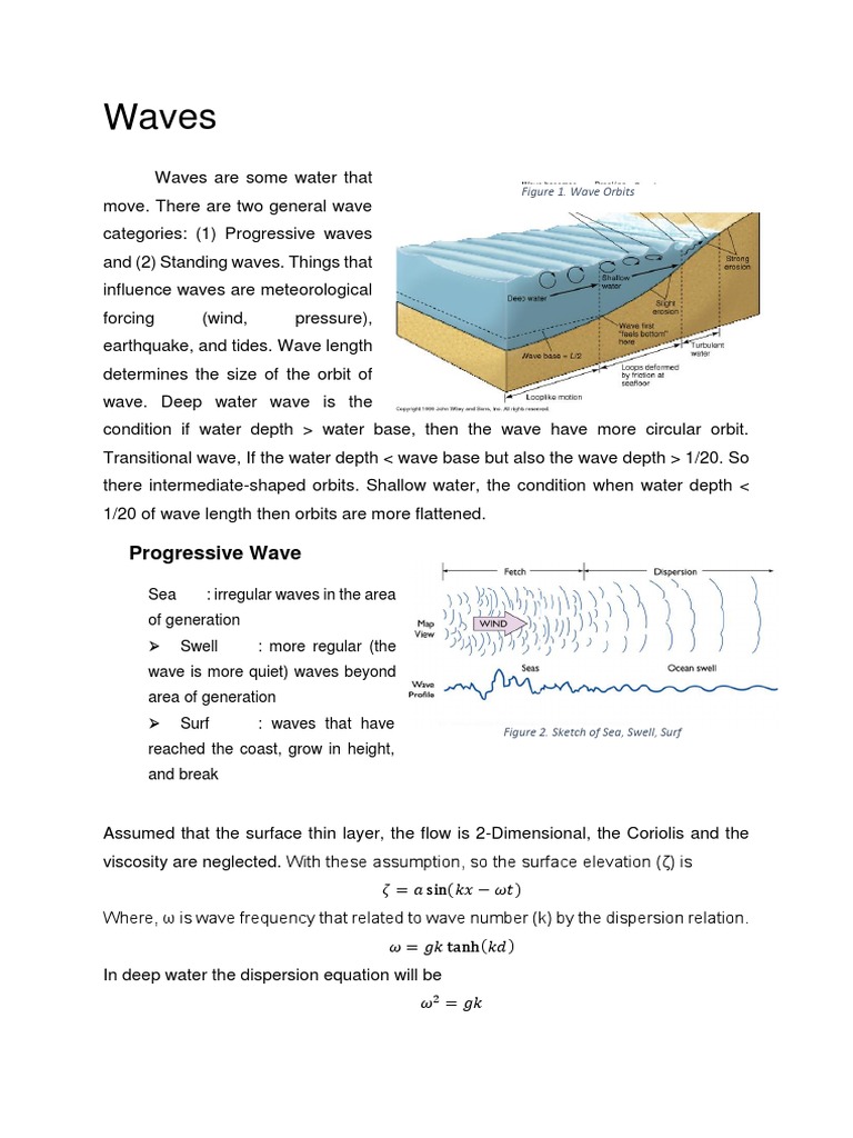 Waves: Progressive Wave | PDF | Tsunami | Waves
