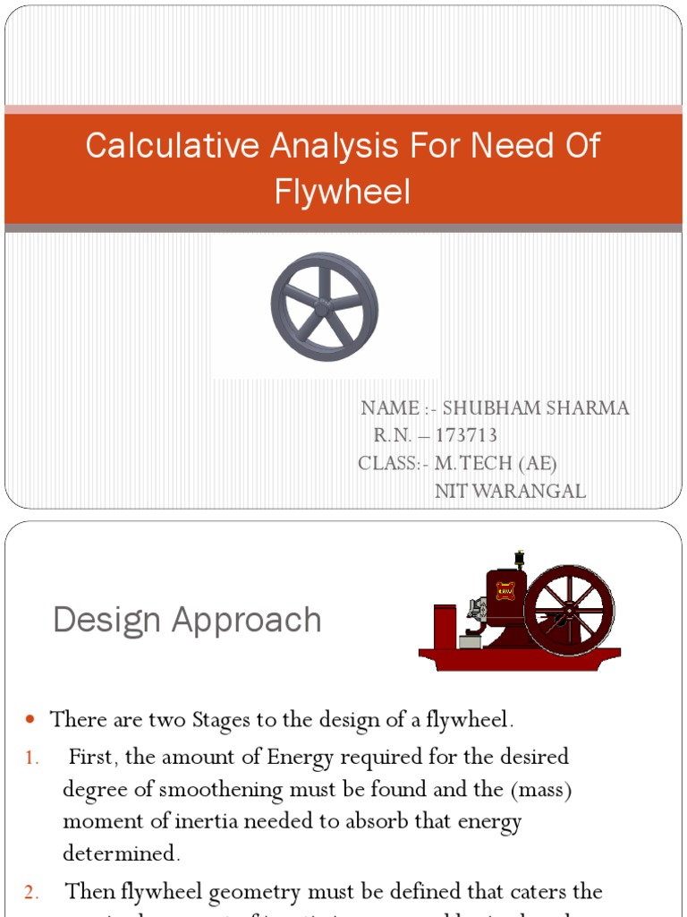 Analysis of Flywheel | Download Free PDF | Kinematics | Mass