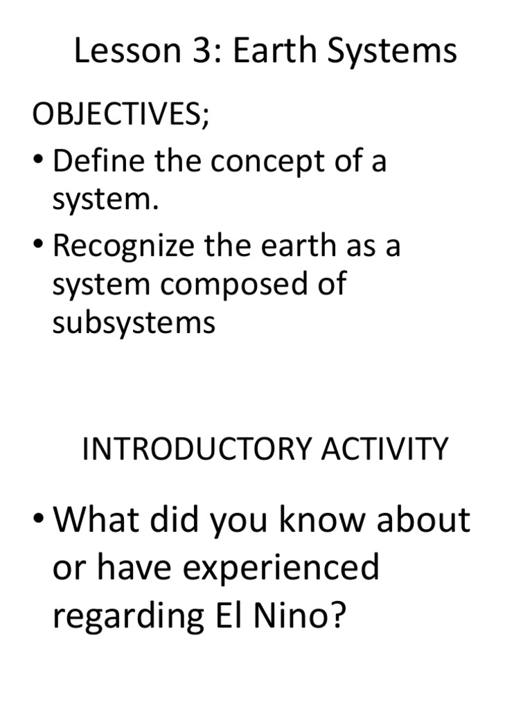 Understanding Earth's Systems and Subsystems | PDF | Carbon Cycle ...