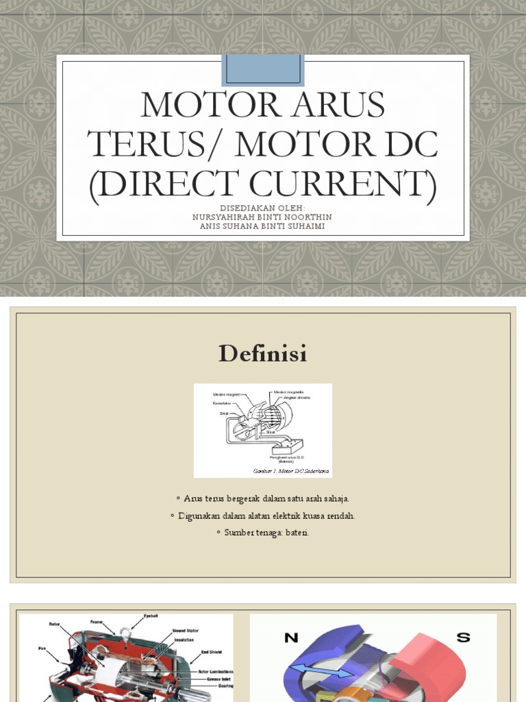 Motor Arus Terus | PDF