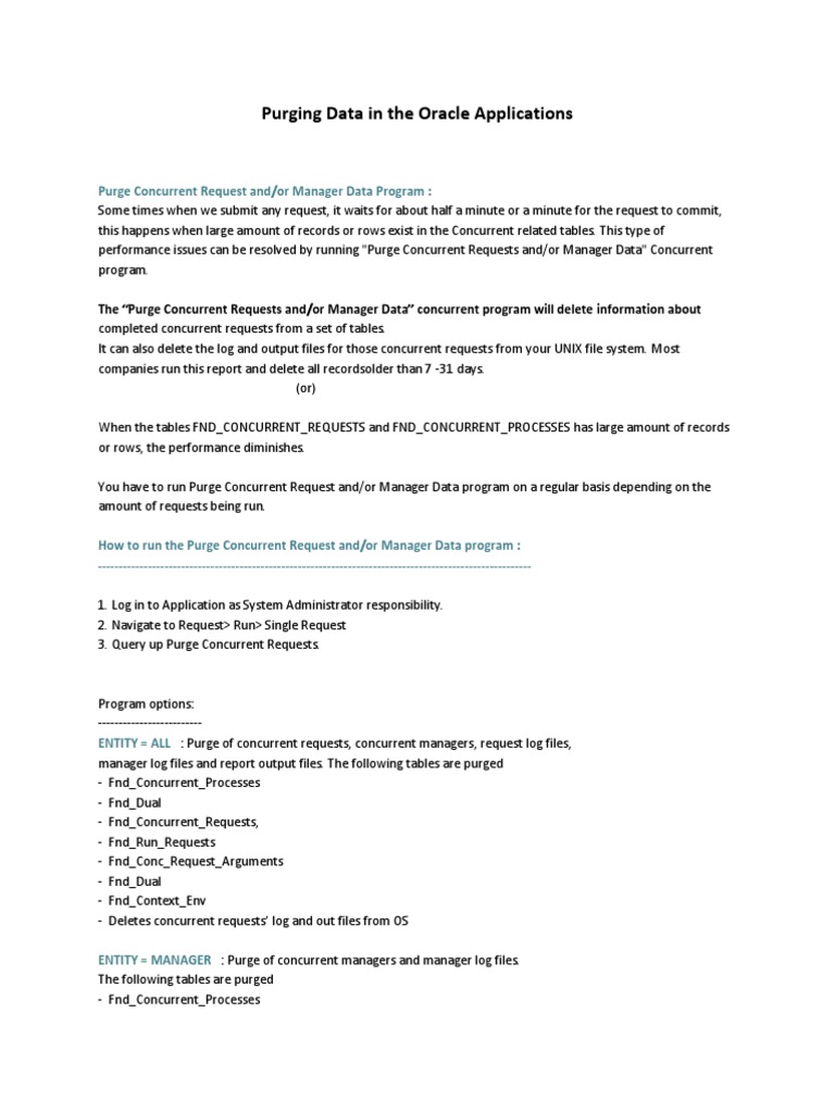 EBS Maintenance | PDF | Oracle Database | Parameter (Computer Programming)