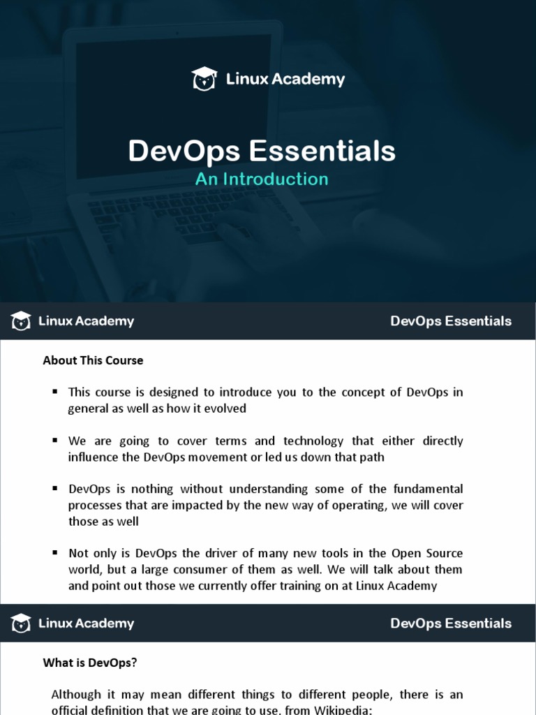Linuxacademy Devops Slides | PDF | Cloud Computing | Platform As A Service