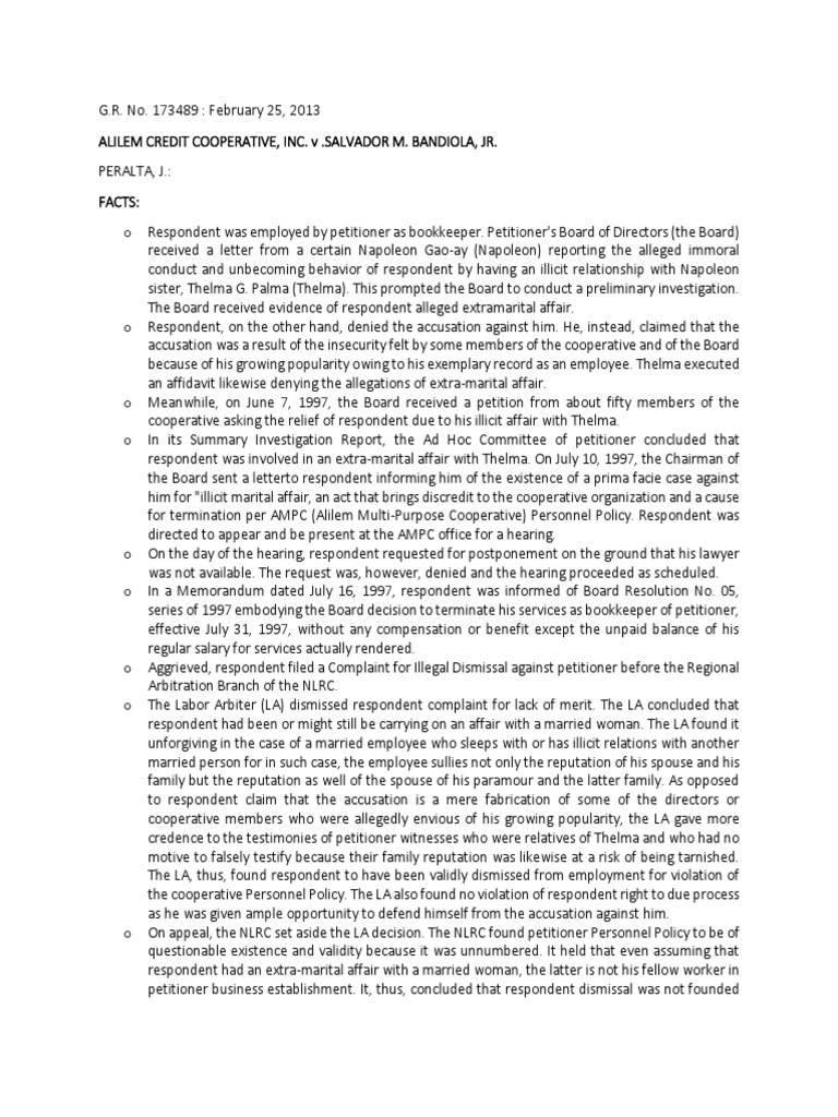 19 Alilem Credit V Bandiola | Download Free PDF | Employment | Certiorari