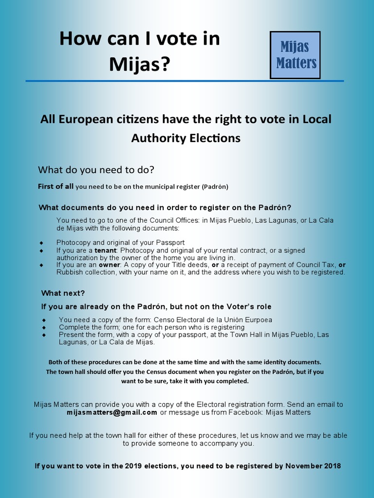 How Can I Vote | PDF