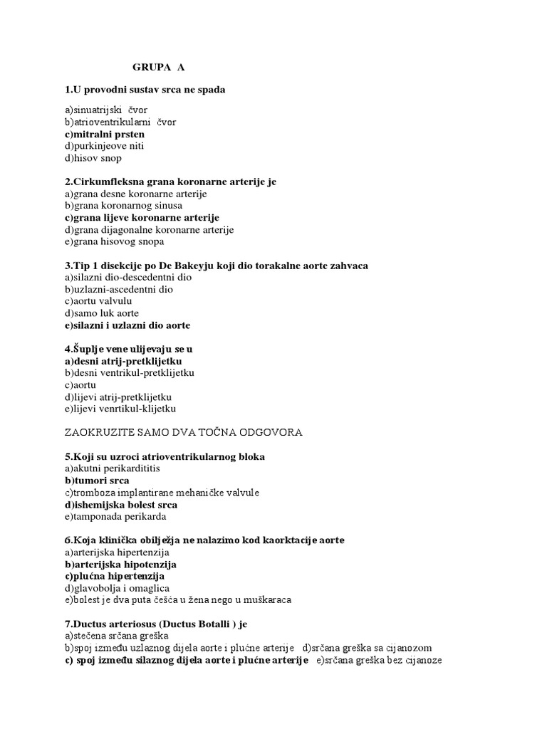 Pulmologija I Kardiologija | PDF