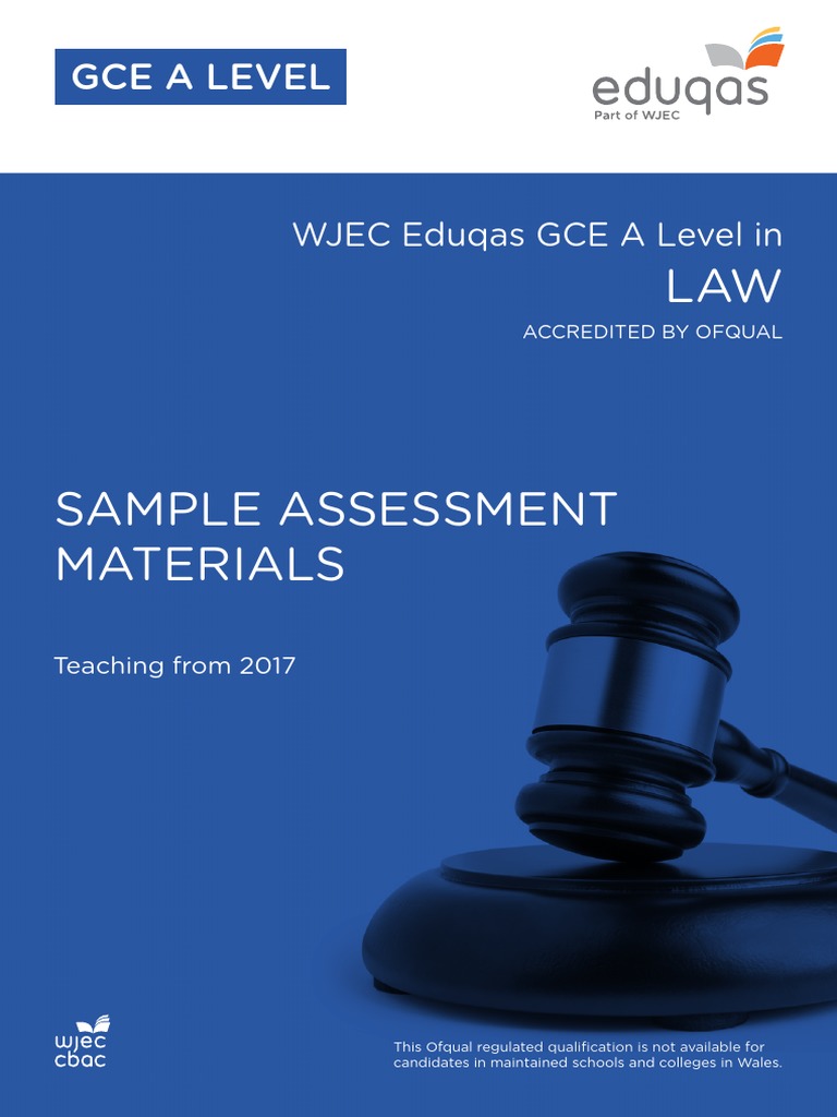 A Level Law SAMs | PDF | Judge | Tribunal