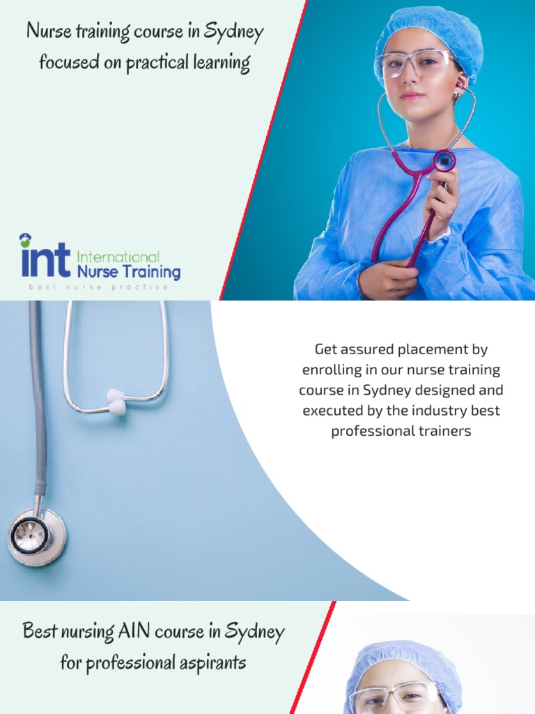 Nurse Training Course in Sydney Focused On Practical Learning | PDF
