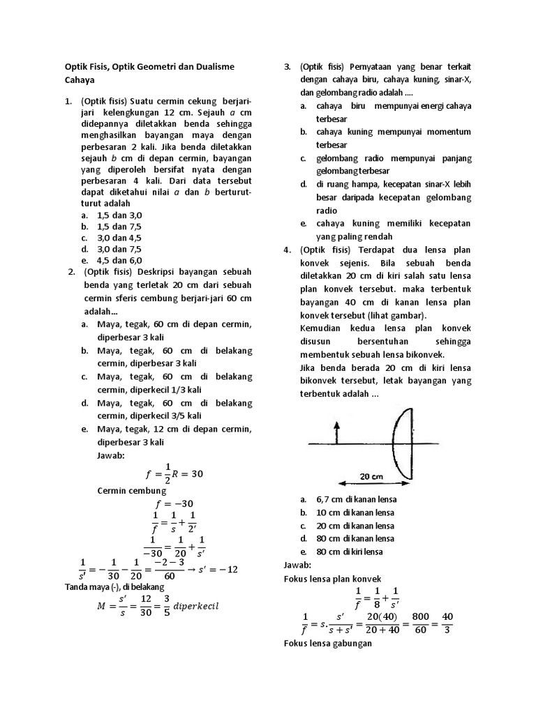 Soal Optik Fisis | PDF