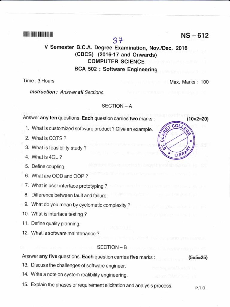 5th Sem - CBCS Question Papers | PDF | Java (Programming Language ...