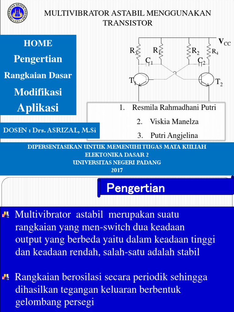 Multivibrator Astabil | PDF