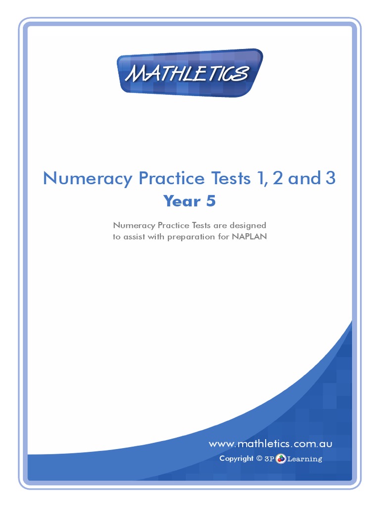 Numeracy Naplan | PDF | Geometry | Teaching Mathematics