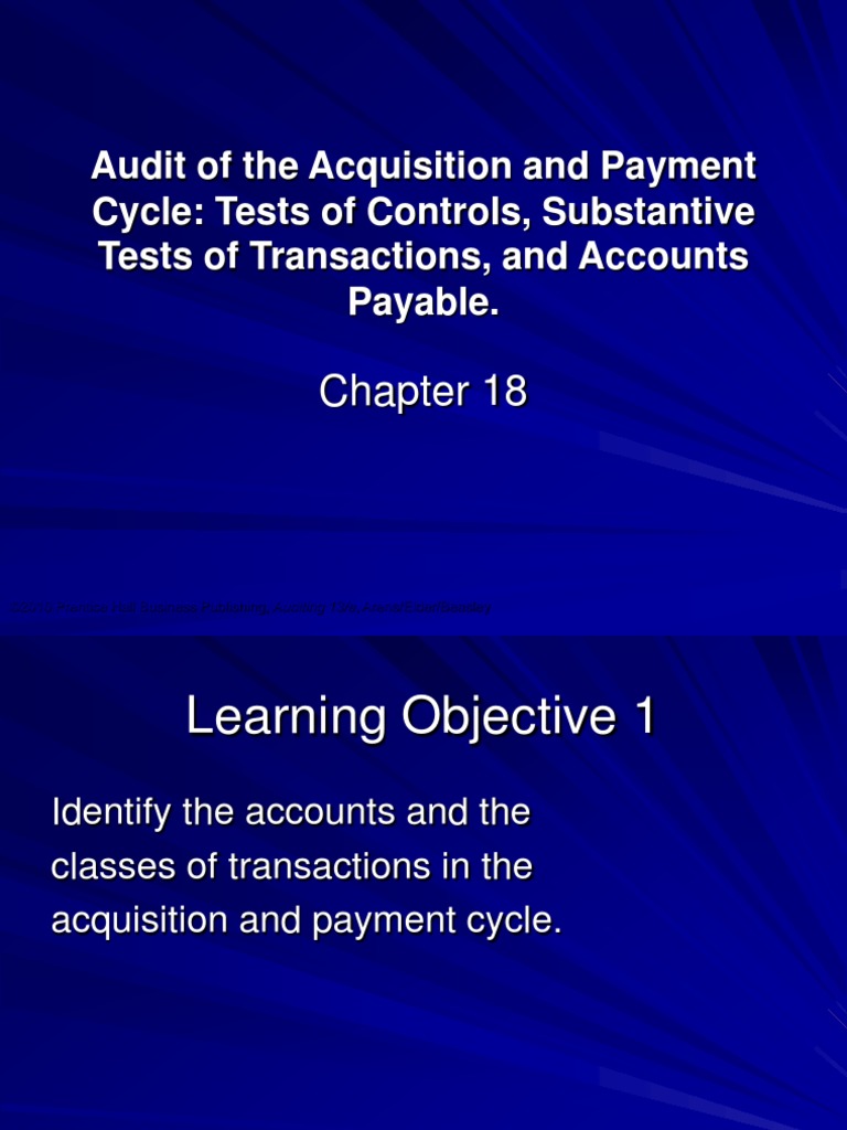 Arens Chapter18 | Download Free PDF | Accounts Payable | Internal Control