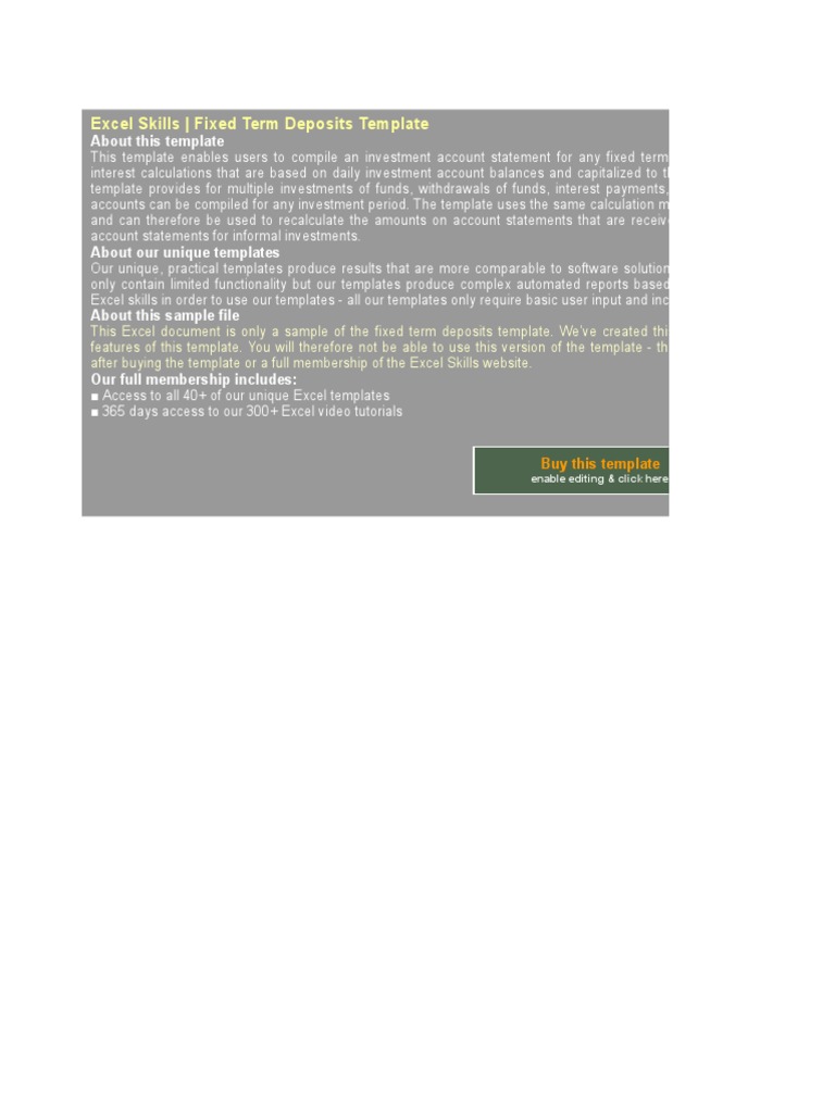 Fixed Deposit Sample | PDF | Financial Transaction | Interest