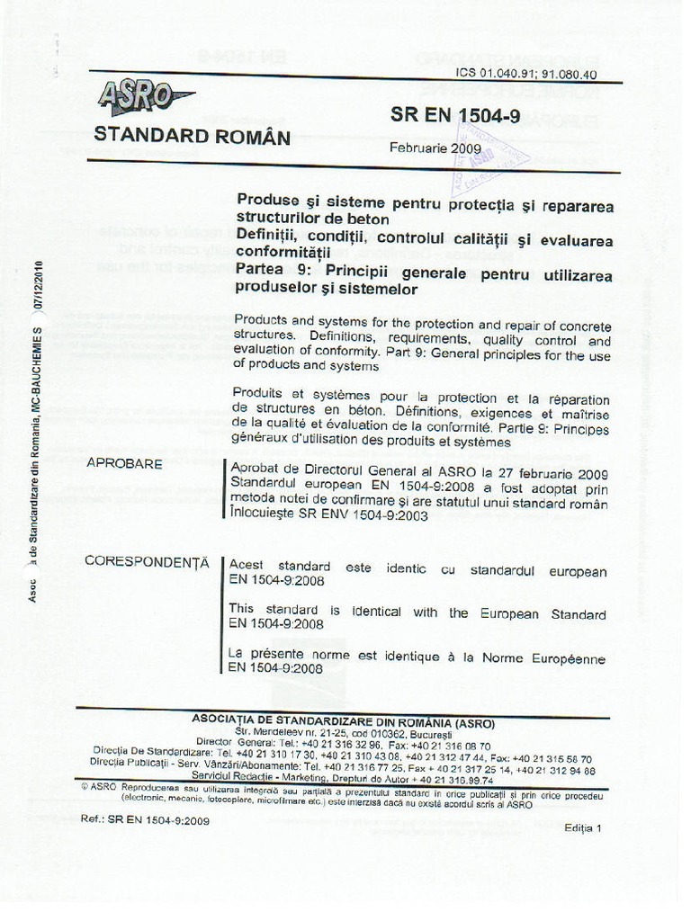 Standard 1504 9 | PDF