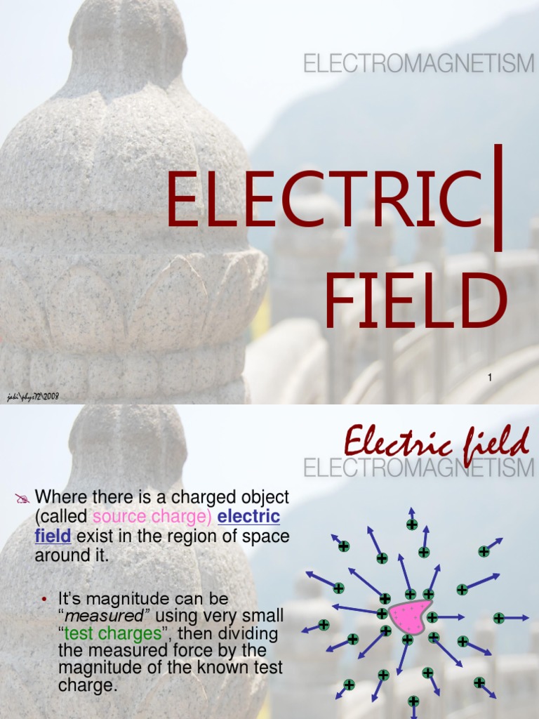 3a. Electric Field | PDF | Electric Field | Electric Charge