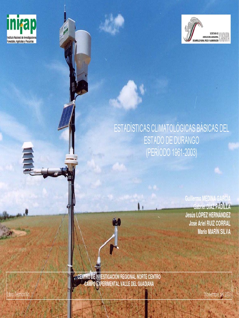 Estadisticas Climatologicas Basicas para El Estado de Durango | PDF ...