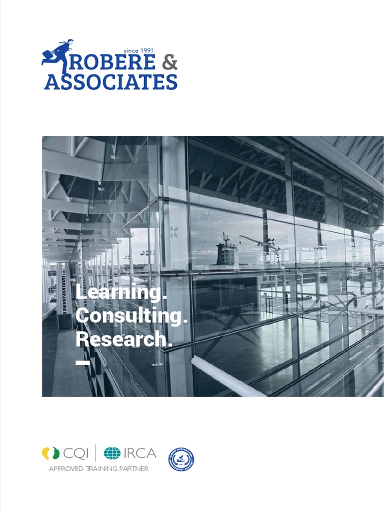 Robere & Associates: Training & Consulting | PDF | Quality Management ...