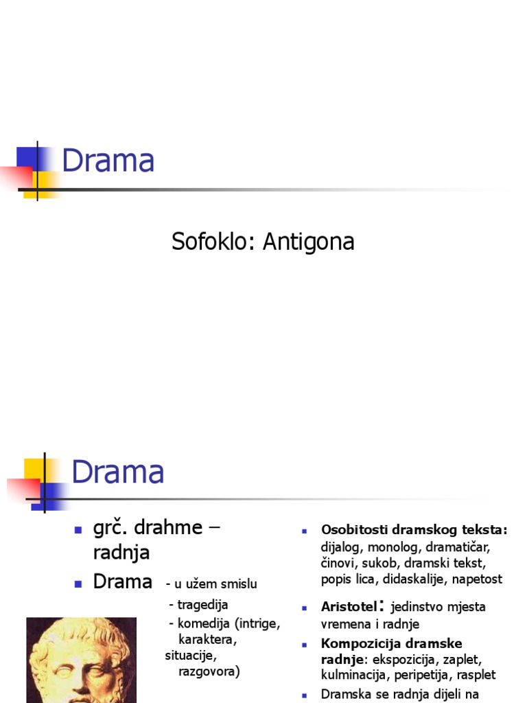 Drama - Sofoklo Antigona | PDF