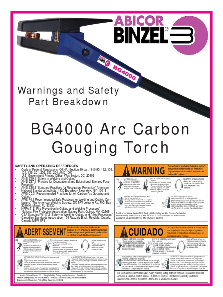 BG4000 (Usa) | PDF | Electric Arc | Welding