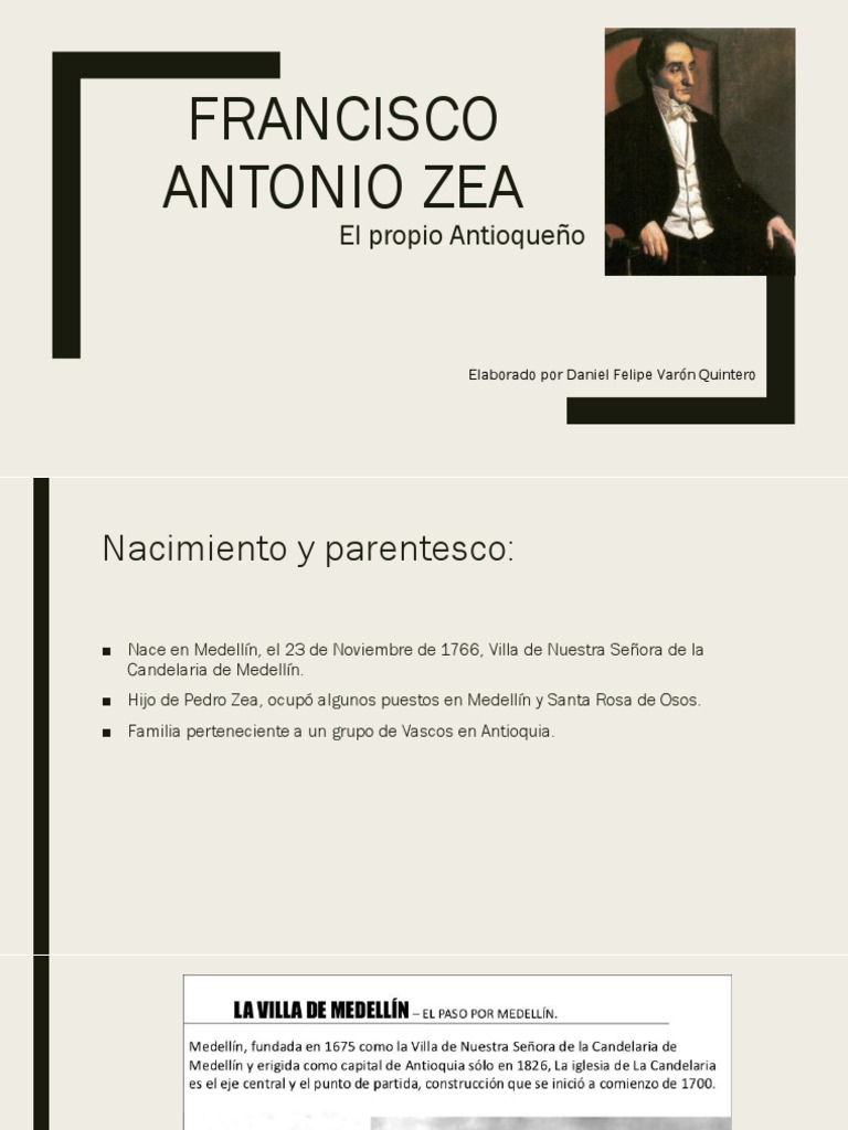 Francisco Antonio Zea - Daniel Varón V12-16 | PDF | América del Sur ...