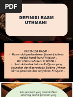 Perbezaan Rasm Uthmani Dan Imla | PDF