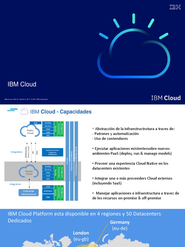 IBM Cloud Overview | PDF | Computación en la nube | Computación centralizada