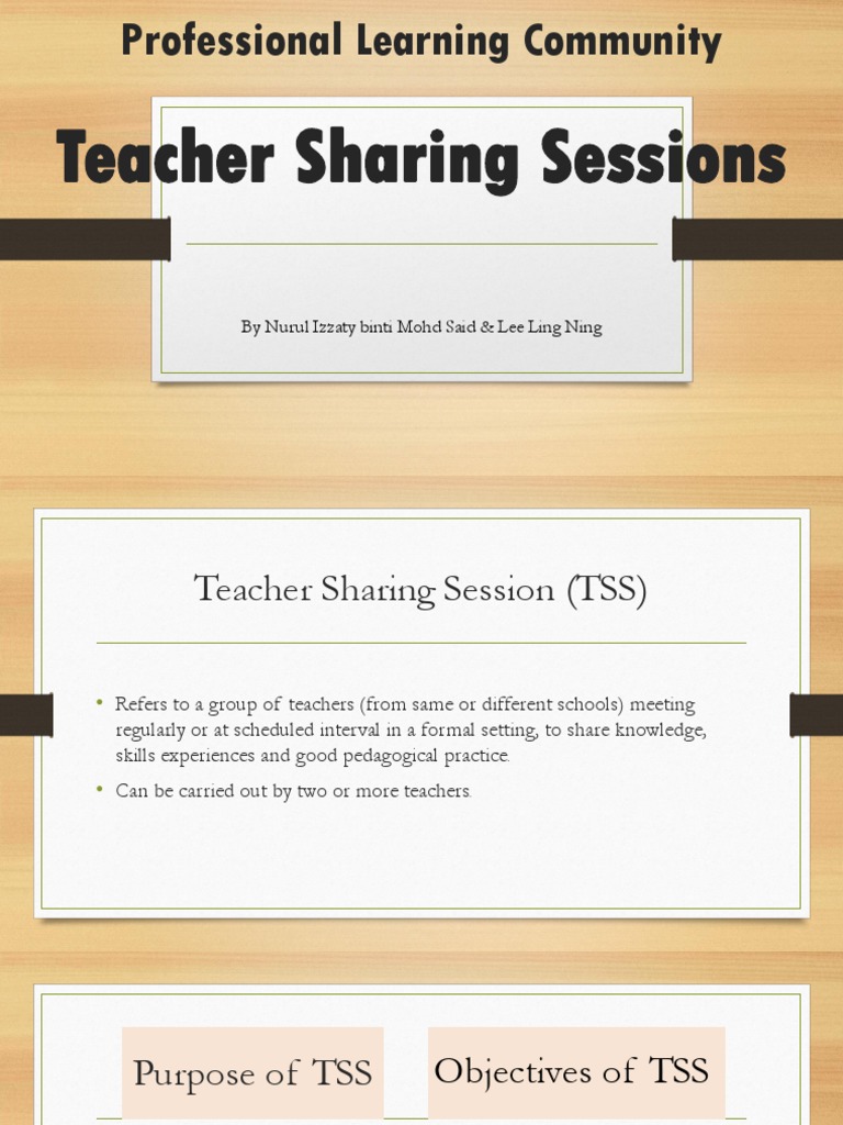 PLC Teacher Sharing Session | PDF