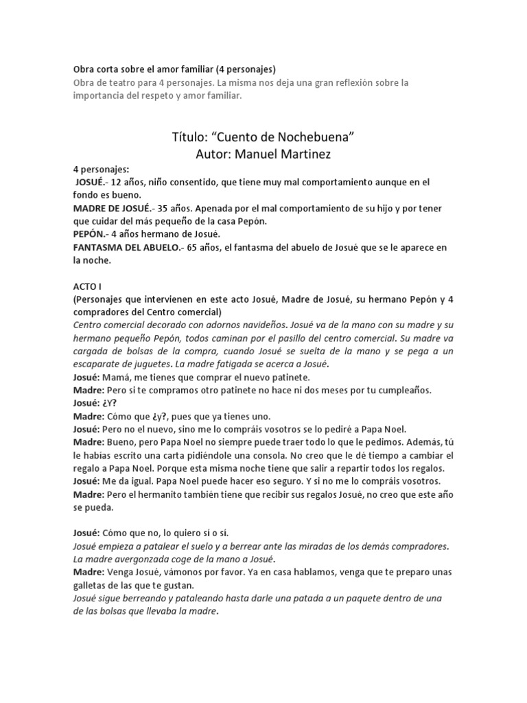 Cuento de Noche Buena | PDF | Papá Noel | Ocio