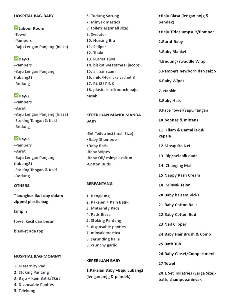Checklist Before Delivery | PDF