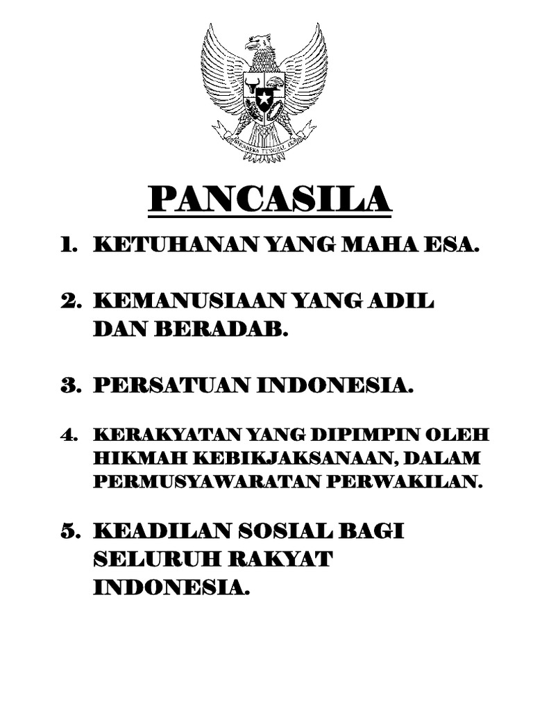 Teks Pancasila | PDF