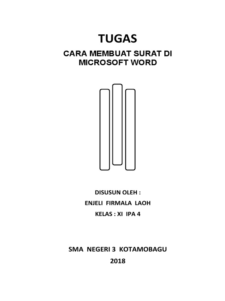 Cara Membuat Surat Di Microsoft Word | PDF