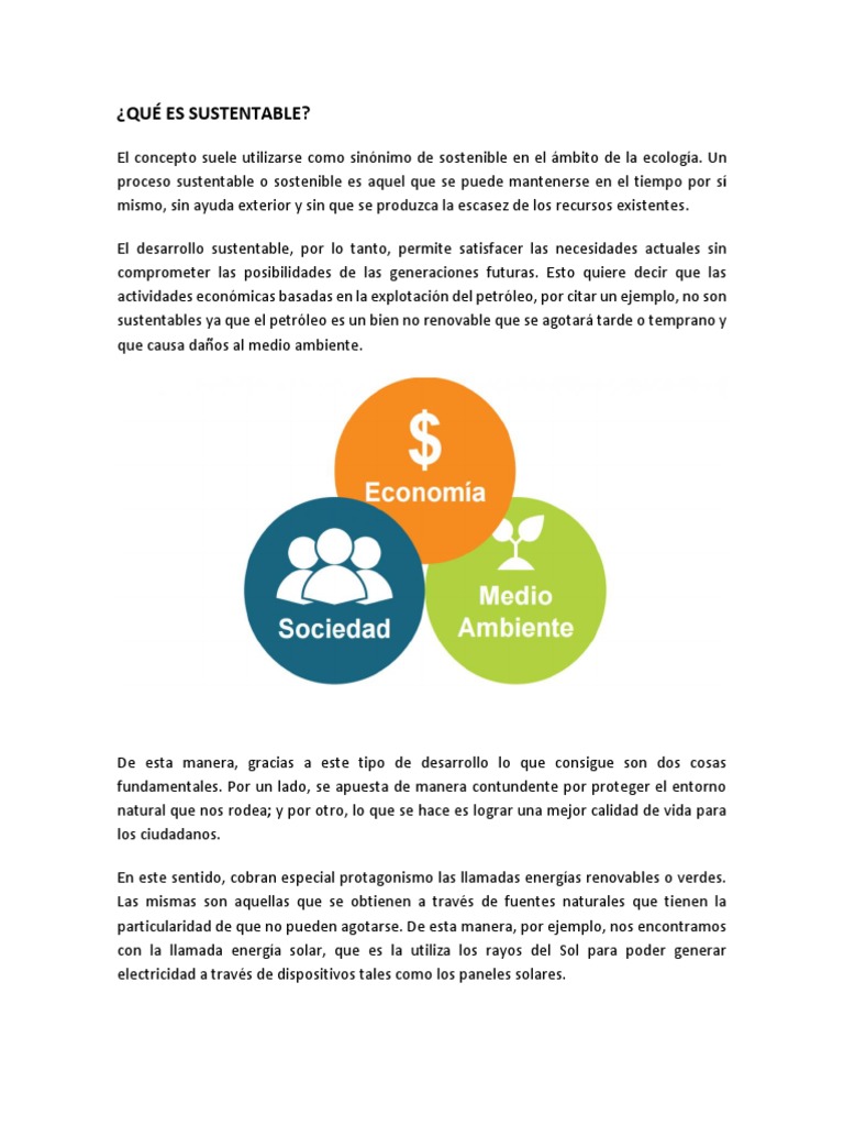 ¿Qué es la sustentabilidad? Explorando el concepto, dimensiones y medidas clave de la ...
