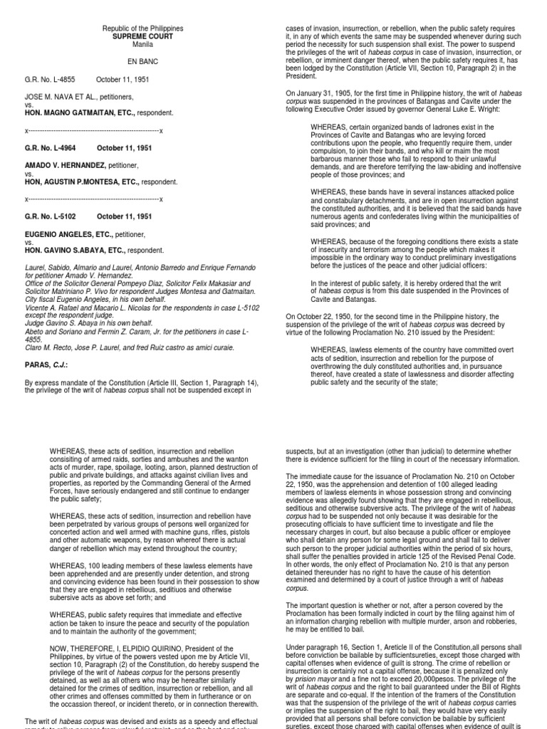 CHR | PDF | Bail | Remand (Detention)