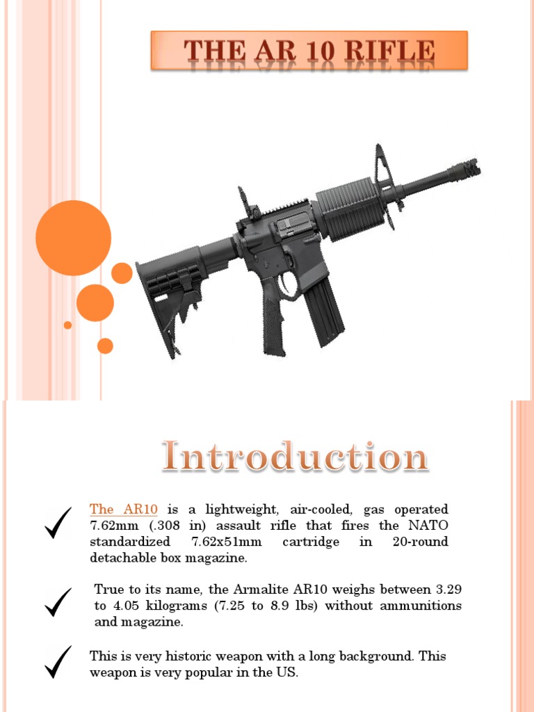 Ar-10 Rifles PDF | PDF | Military Equipment | Rifle