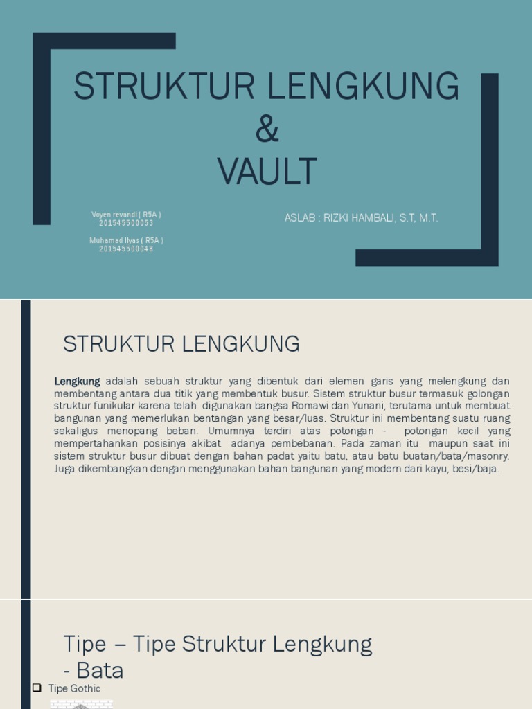 Struktur Lengkung & Vault | PDF