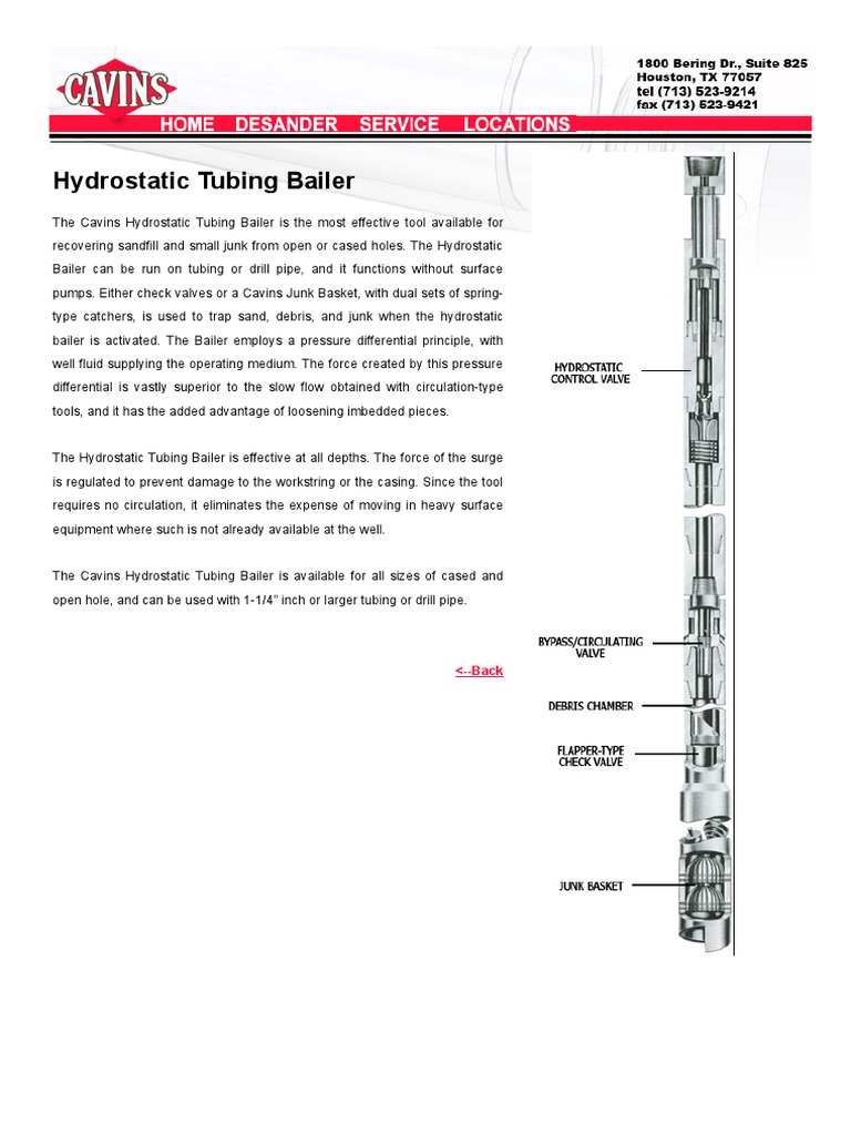 Hydrostatic Tubing Bailer-2