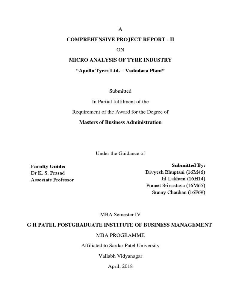 Cover Page PDF | PDF