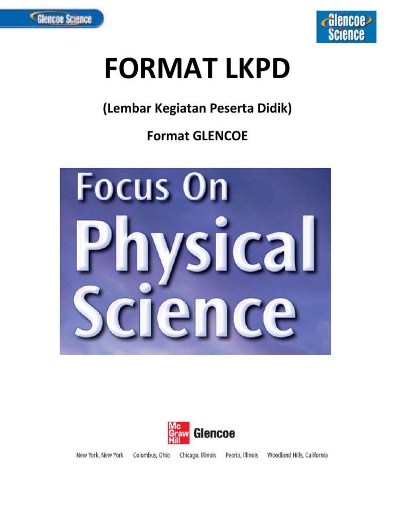 Format LKPD Versi Glencoe | PDF