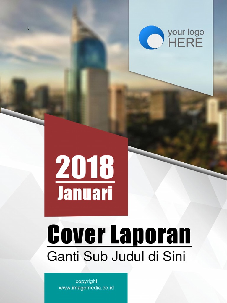 01 Cool Template Cover Laporan Word 01 | PDF