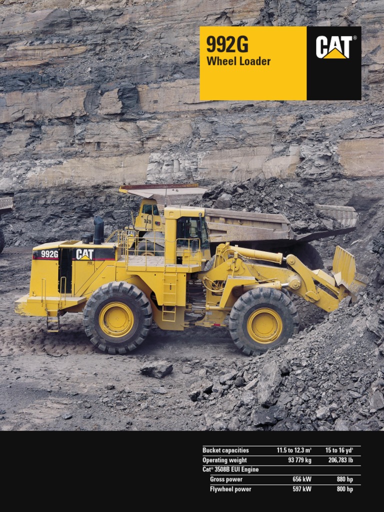 Manual de Operacio Cargador 992g | PDF | Transmission (Mechanics) | Axle