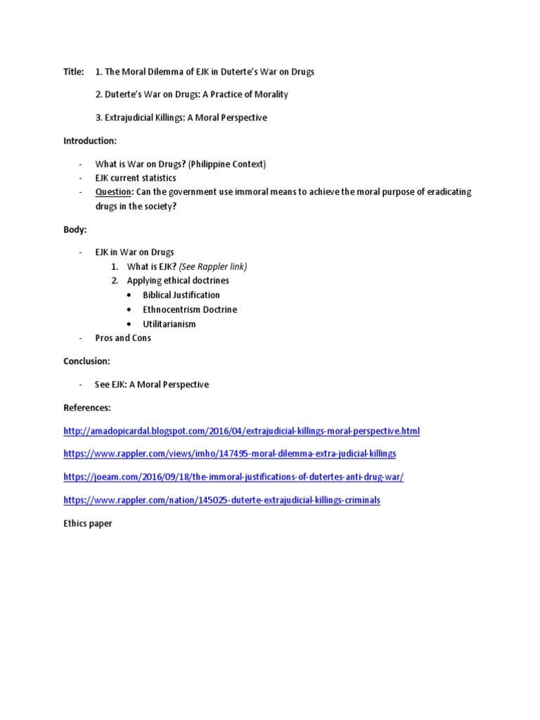 Outline Sem Report | PDF