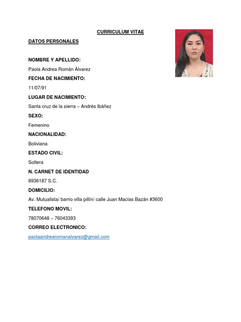 Curriculum Vitae Paola | PDF | Microsoft | Microsoft Office