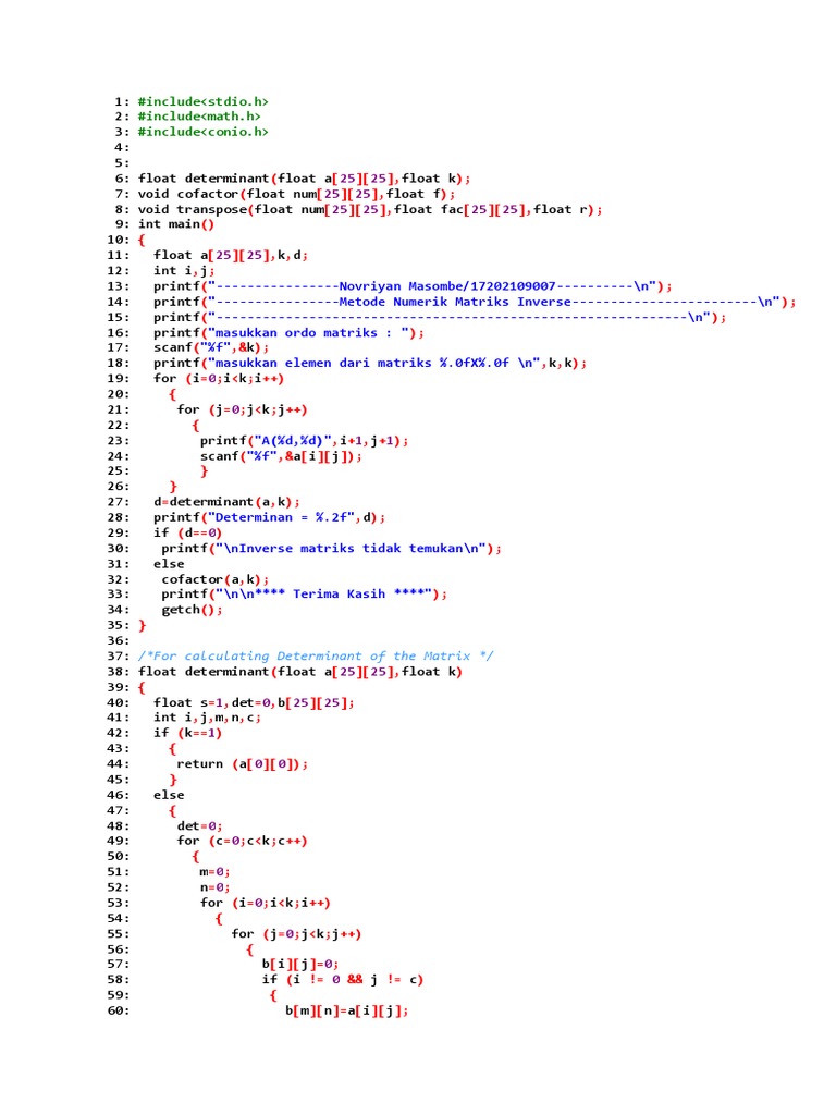 Float A Float K Float Num Float F Float Num Float Fac Float R Float A ...