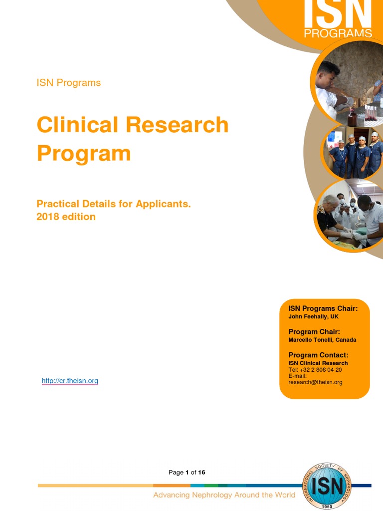 ISN CRP Guidelines-Nov2017 | PDF | Clinical Trial | Informed Consent