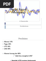 Pengolahan Sinyal Digital | PDF