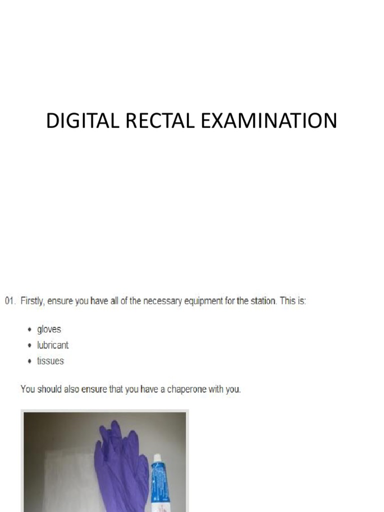 Digital Rectal Exam Positioning Surgery Group LA | How And Why Is A