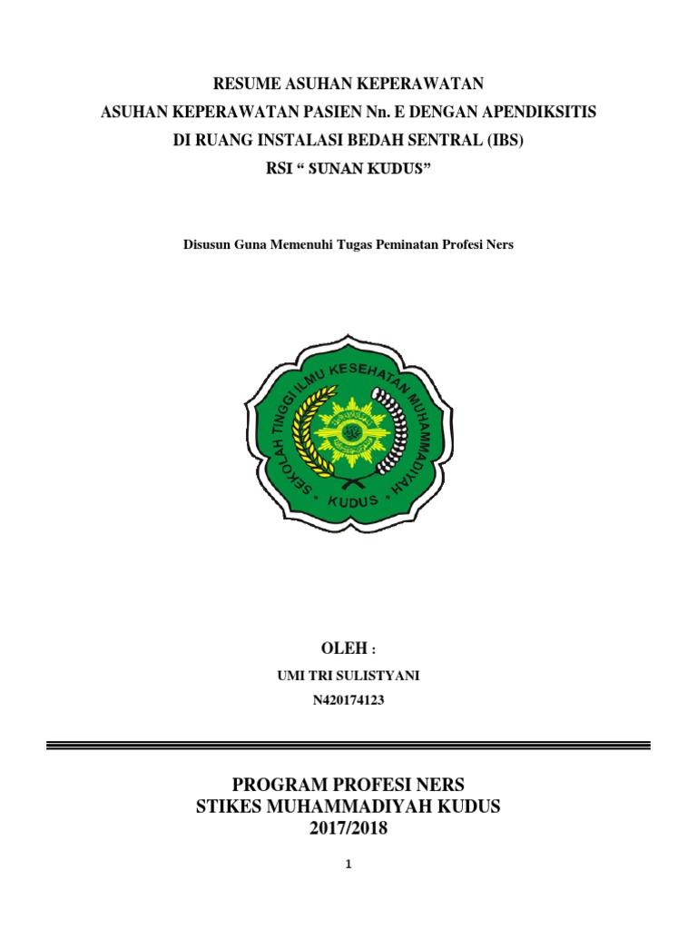 Resume Askep Di IBS | PDF