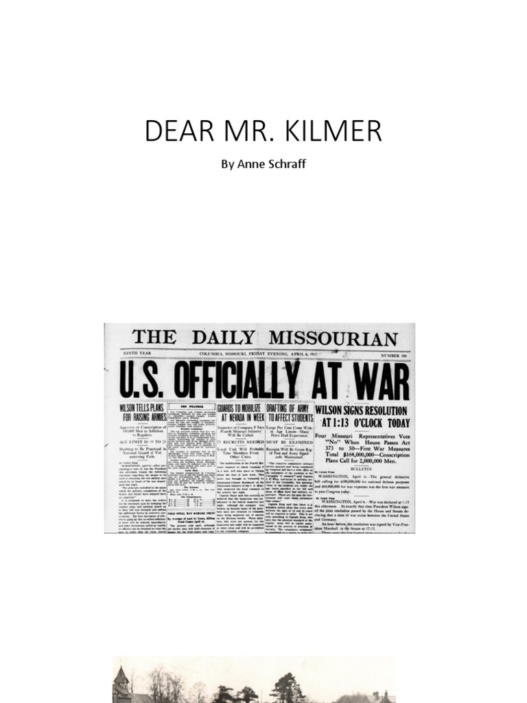 DEAR MR Kilmer Images | PDF
