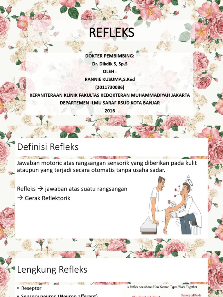 Arti dan Mekanisme Refleks dalam Medis | PDF