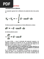 Gradiente de Potencial | PDF | Degradado | Campo eléctrico